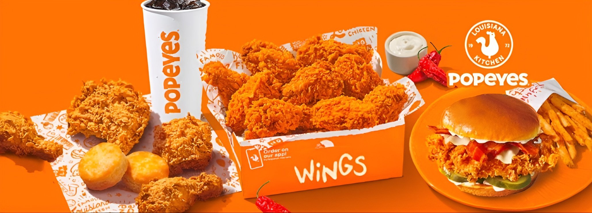 Popeyes (Glenoaks Blvd) Popeyes 外卖【菜单 & 价格 & 优惠】| Los Angeles CA | 饭团外卖